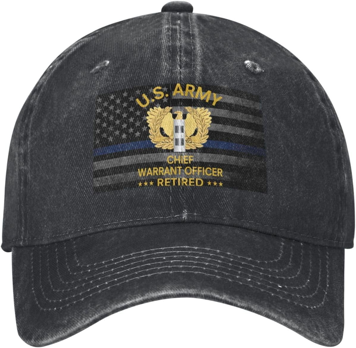 Us Army Retired Chief Warrant Officer Emblem Cw2 Baseball Cap ...