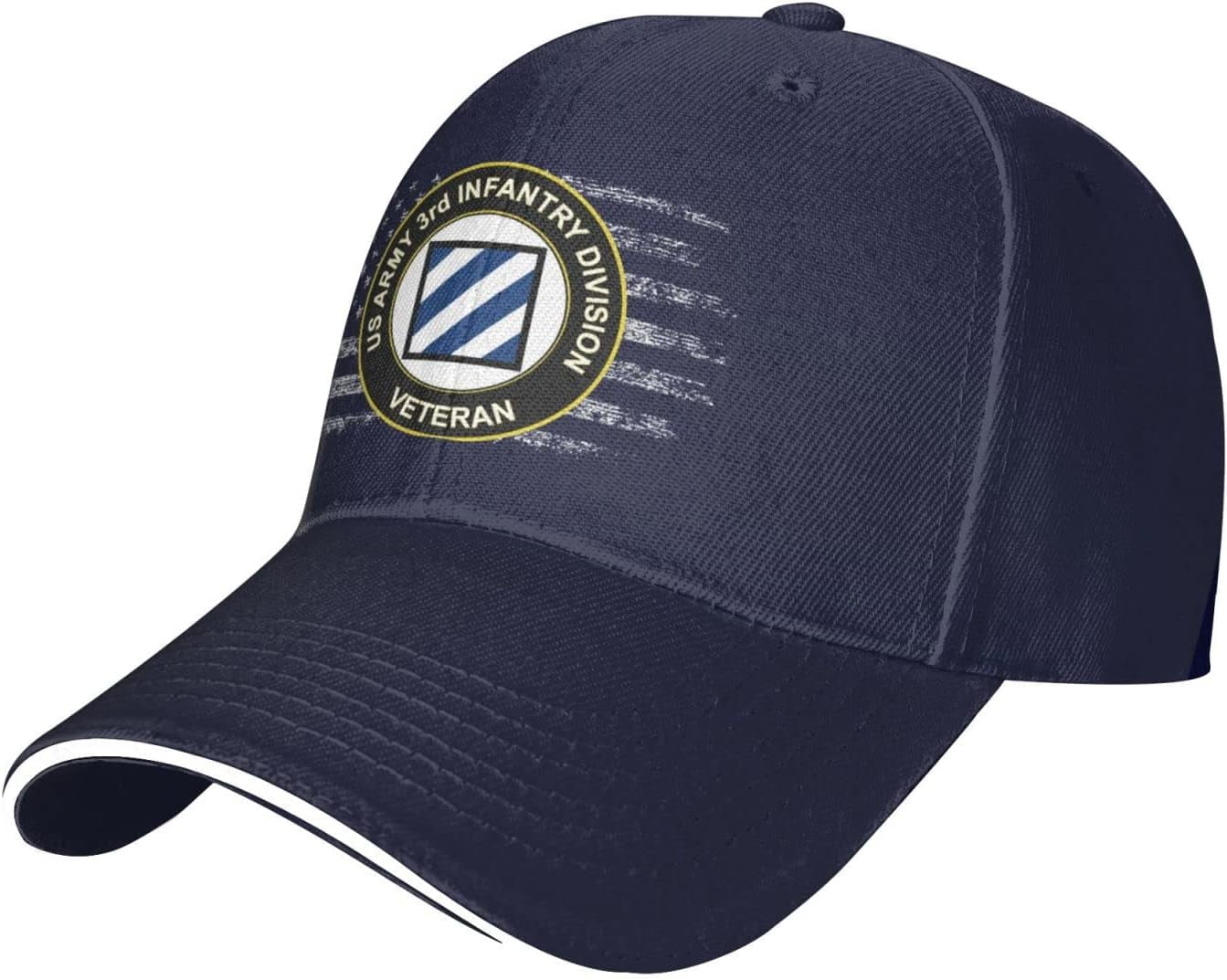 Us Army Veteran 3rd Infantry Division Cap Hats for Men Women Classic ...