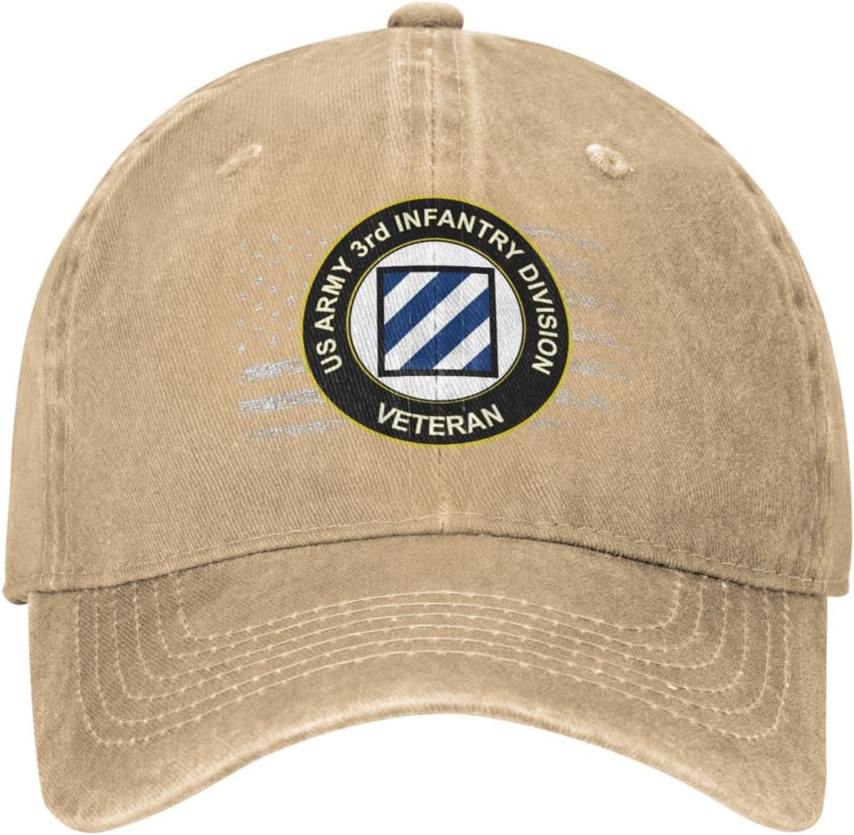 Us Army Veteran 3rd Infantry Division Hats for Men Women Adjustable Denim Hat Baseball Cap ...