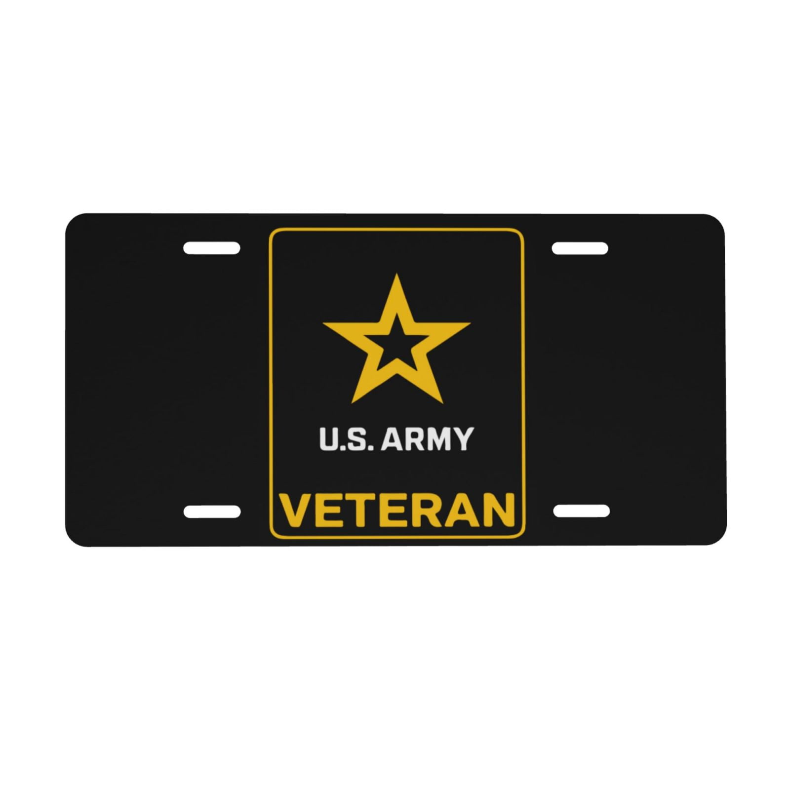 Us Army Veteran Logo License Plate 6x12 Inch Thickening Aluminum Metal ...