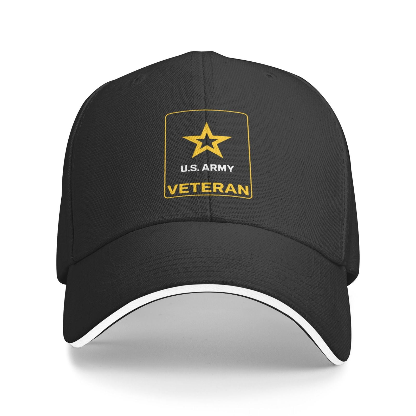Us Army Veteran Logo Unisex Adult Baseball Caps Adjustable Sandwich Cap Golf Dad Hat Trendy ...