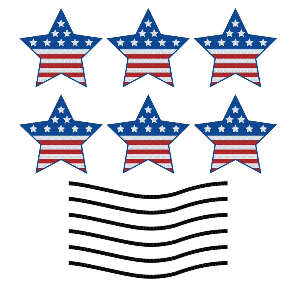 Us Car Flag with Magnet Tap National Stickers Festive Fridge - Walmart.com