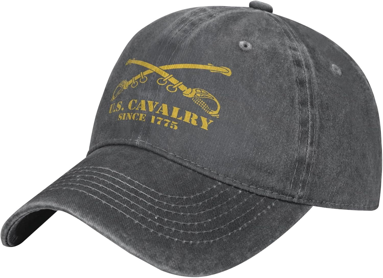 Us Cavalry Army Branch Crossed Sabers Military Regiment 1775 Unisex Hat ...