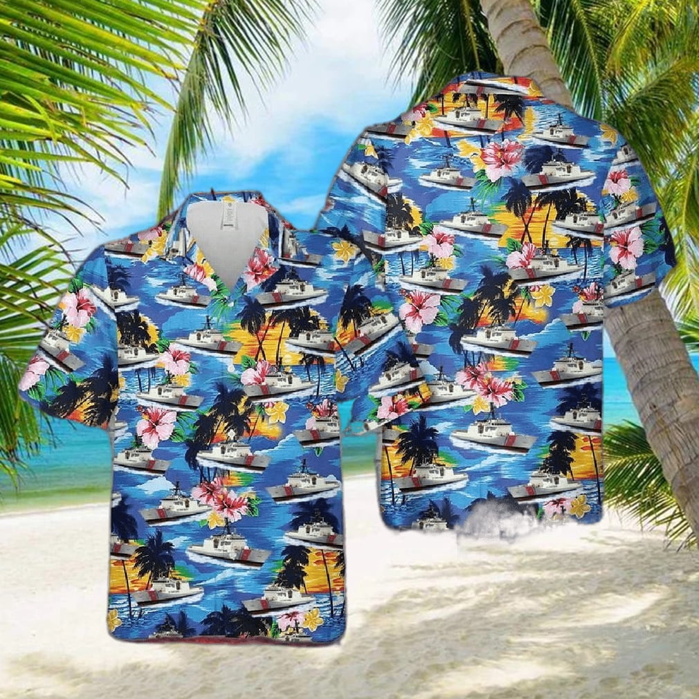 Us Coast Guard Uscgc Bertholf Hawaiian Shirts - Walmart.com