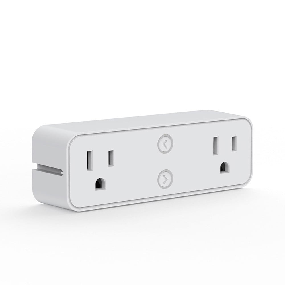 Us Dual Smart Plug Wifi Outlet Ex Tender Smartlife App&Remote Control ...