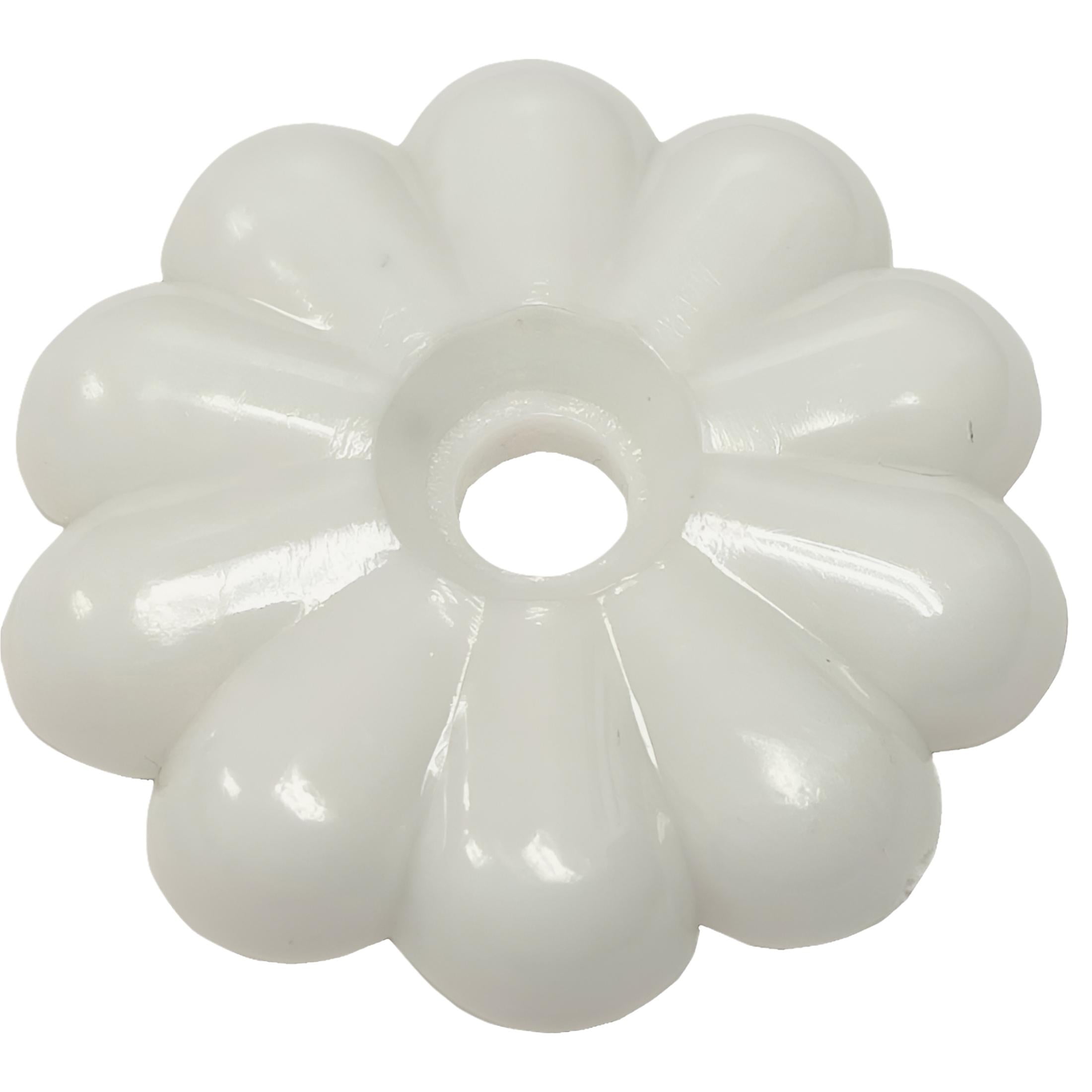 Us Hardware D-138D Rosette Button, 1-1/8", White - Walmart.com