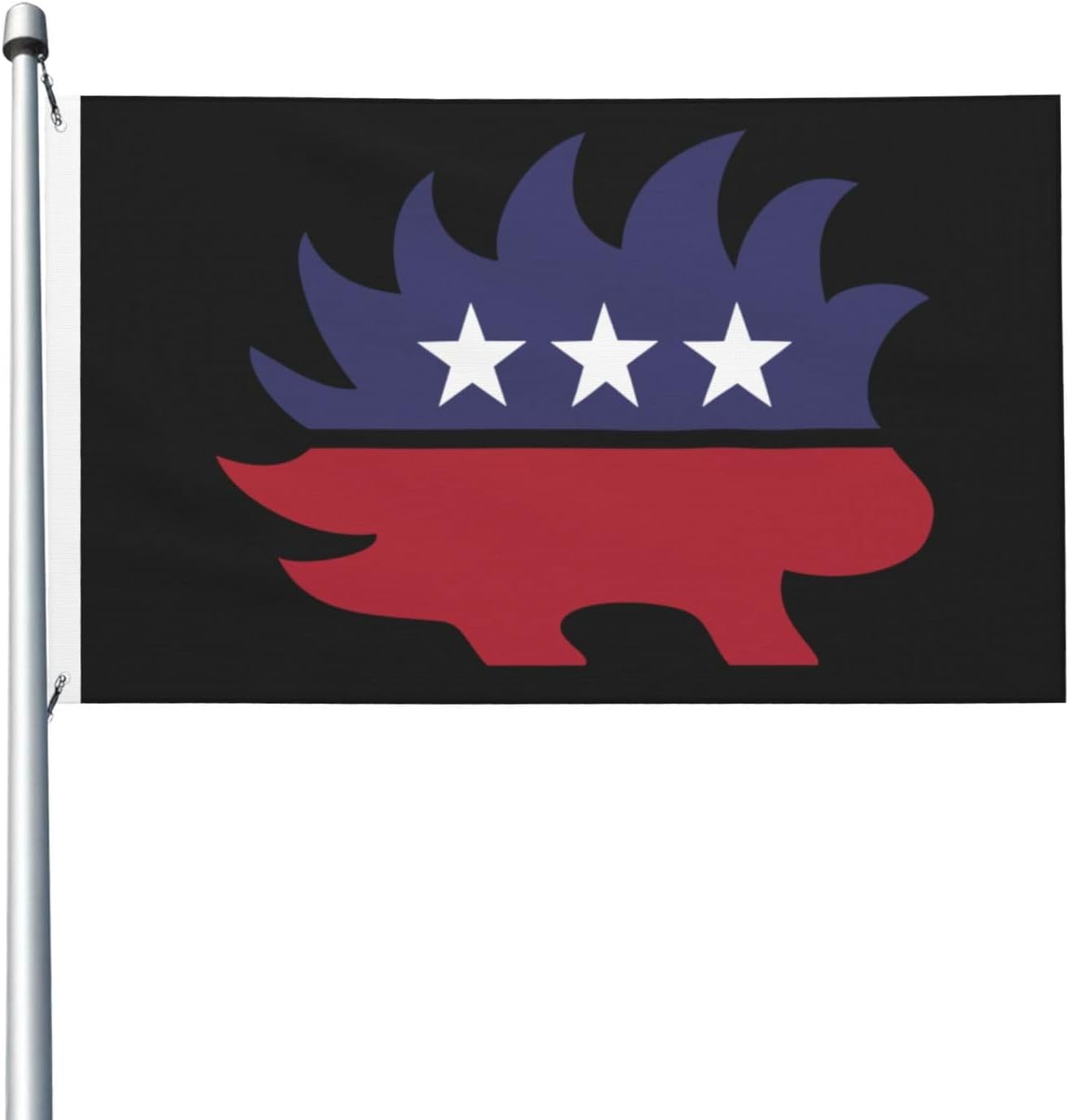 Us Libertarian Party Porcupine Flag 3x5 Ft Outdoor Decoration Banner ...