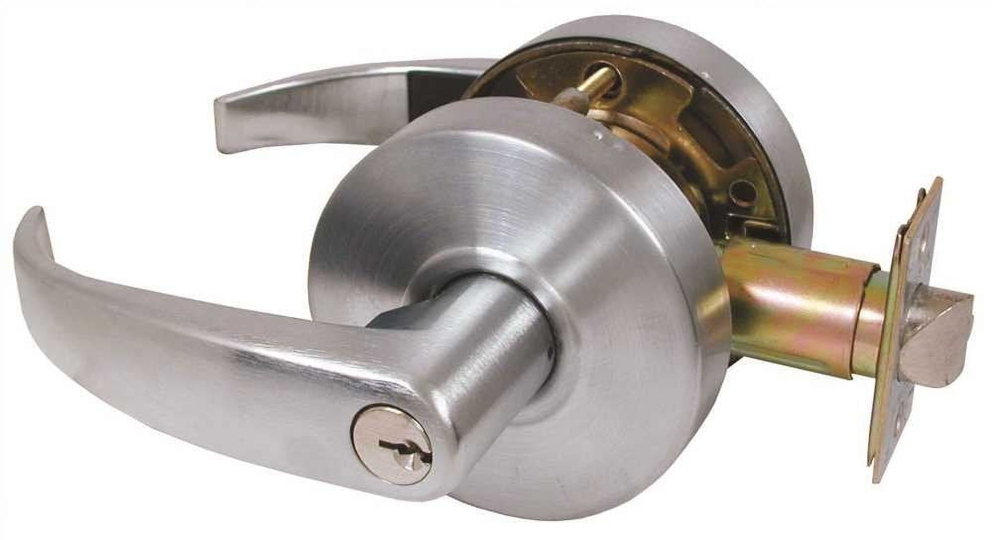 Us Lock 2060 Series Storeroom Lever Cherokee 2-3/4" Sc1 Dull Chrome - Walmart.com