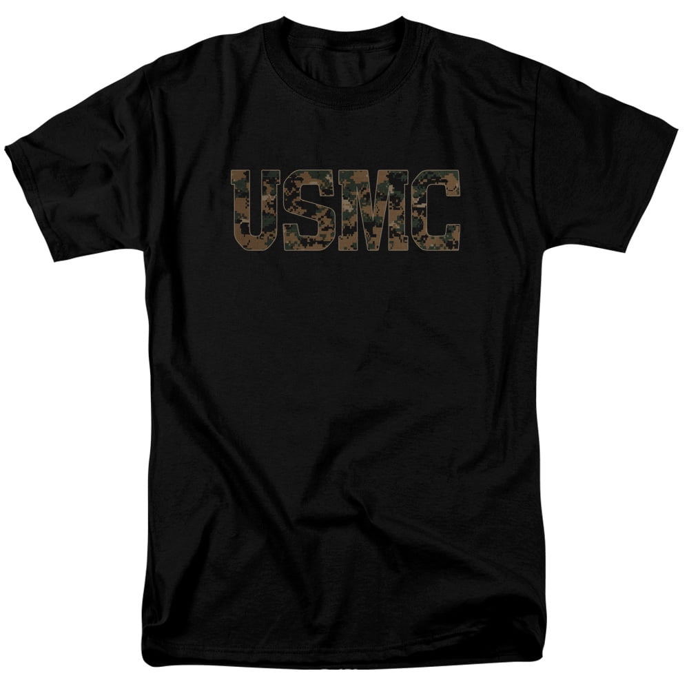 Us Marine Corps - Usmc Camo Fill - Short Sleeve Shirt - X-Large ...