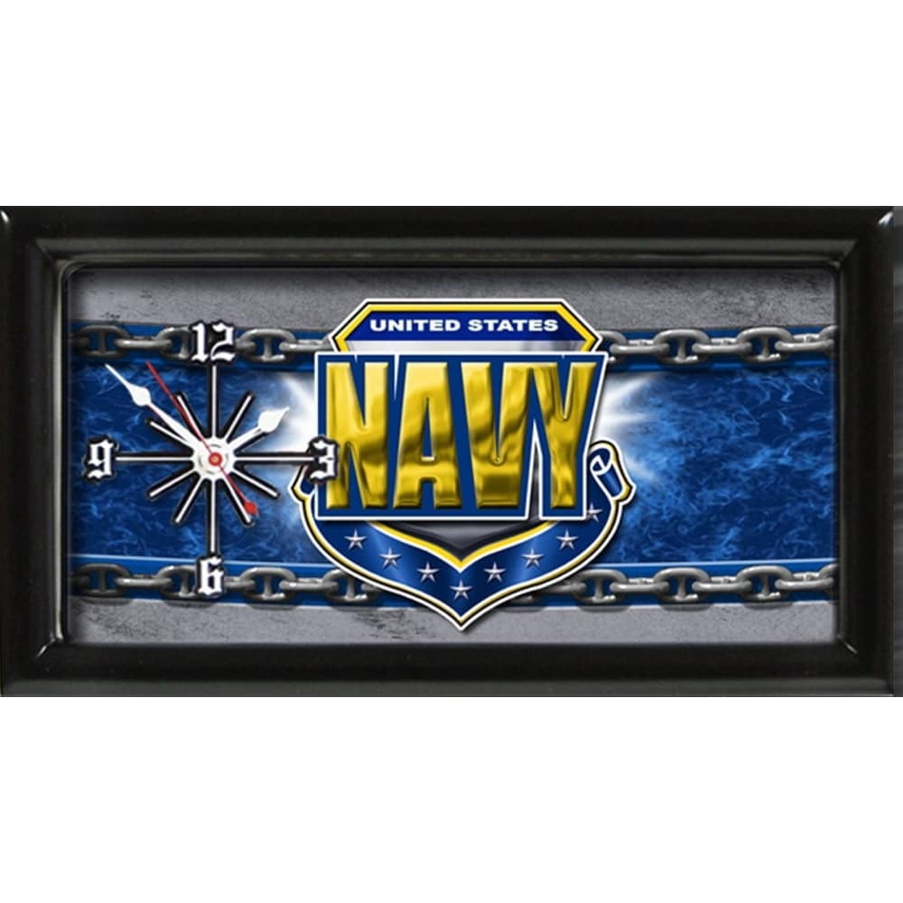Us Navy Chain Clock W/ Blue And Grey - Walmart.com
