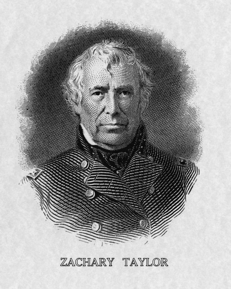 Us Presidents. Us President Zachary Taylor. History (18 x 24) - Walmart.com