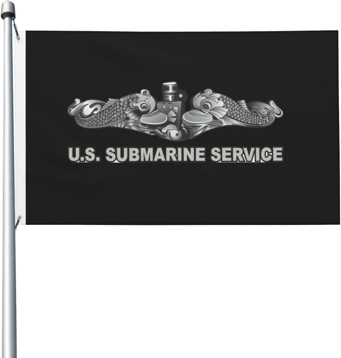 Us Submarine Service Dolphins Flag Garden Flag 3x5ft Double Sided ...