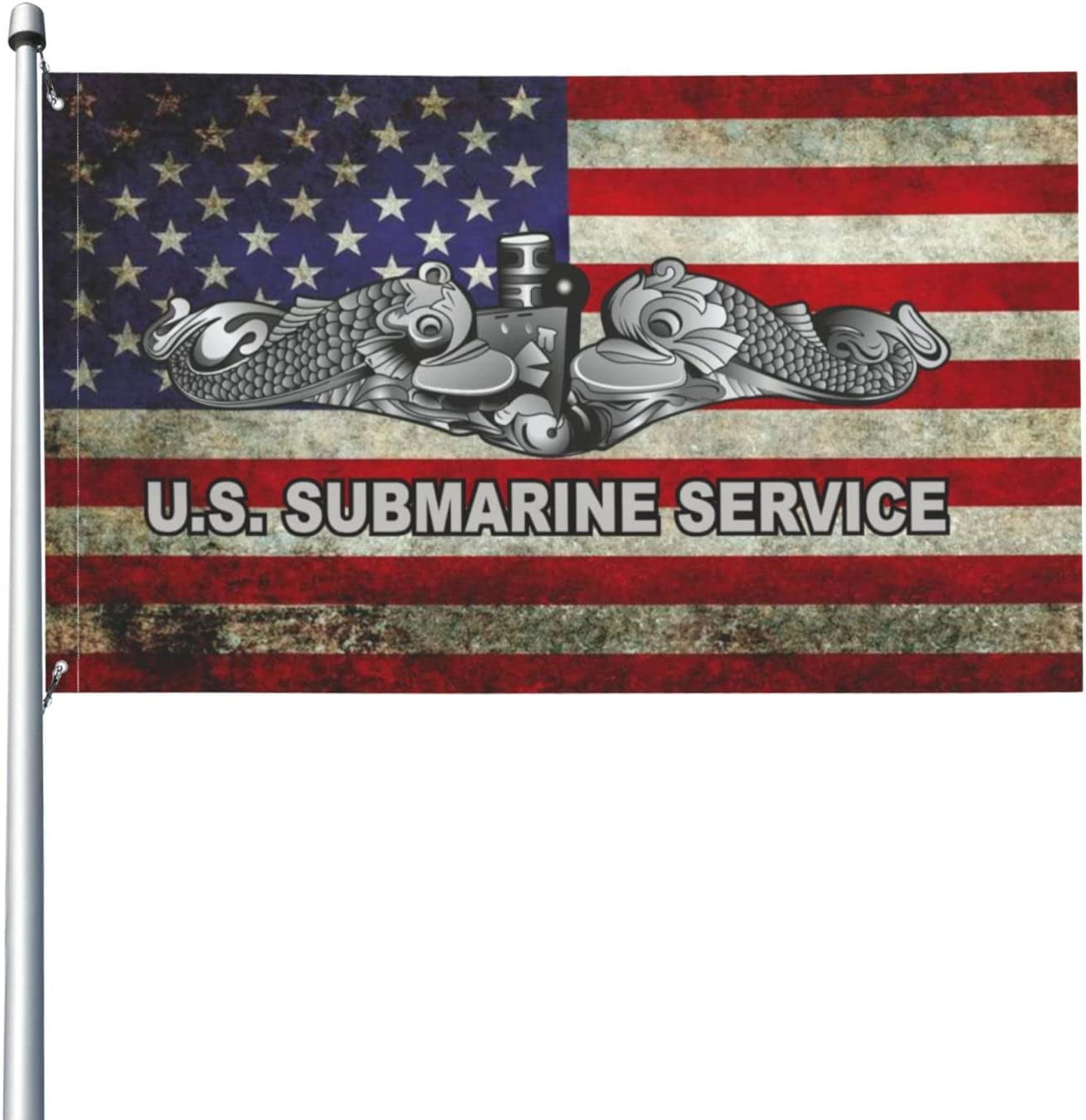Us Submarine Service Dolphins Garden Flag 3x5 Ft Decor Outdoor Banner ...