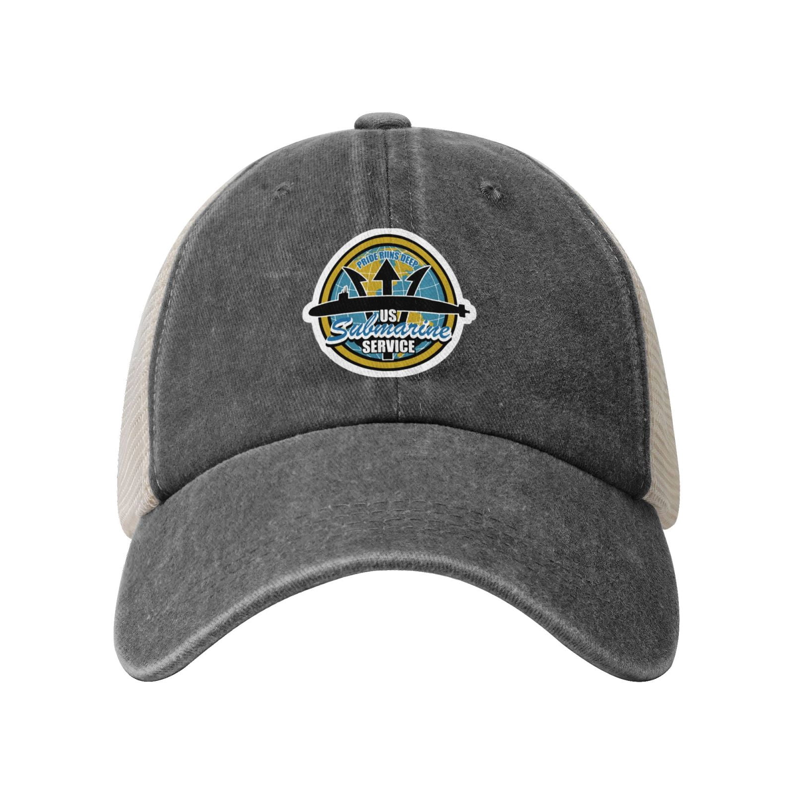 Us Submarine Service Unisex Cowboy Mesh Baseball Cap Adjustable Vintage ...