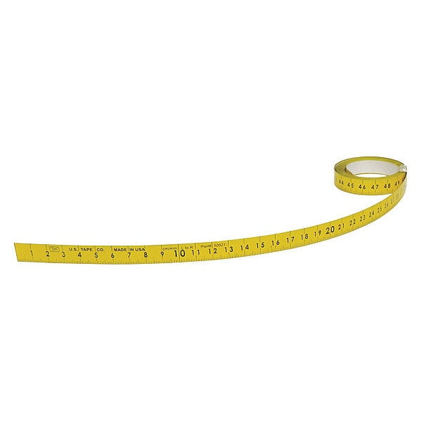 Us Tape Adhesive Backed Tape Measure,Metric 50021 - Walmart.com