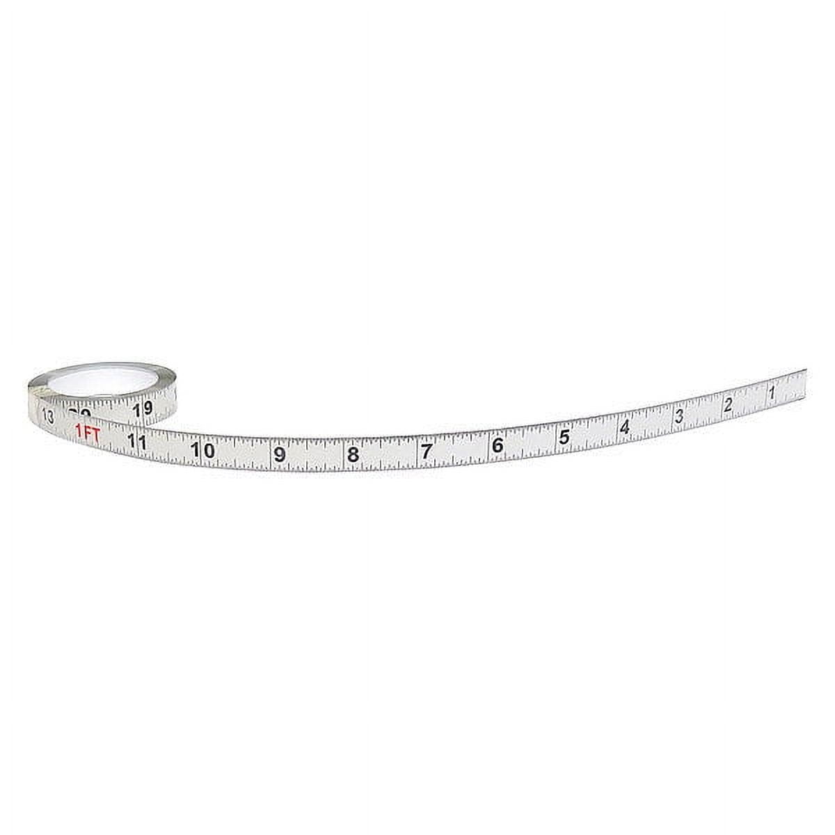 Us Tape 144 in Adhesive Tape Measure, 1/2 in Blade 50007 - Walmart.com