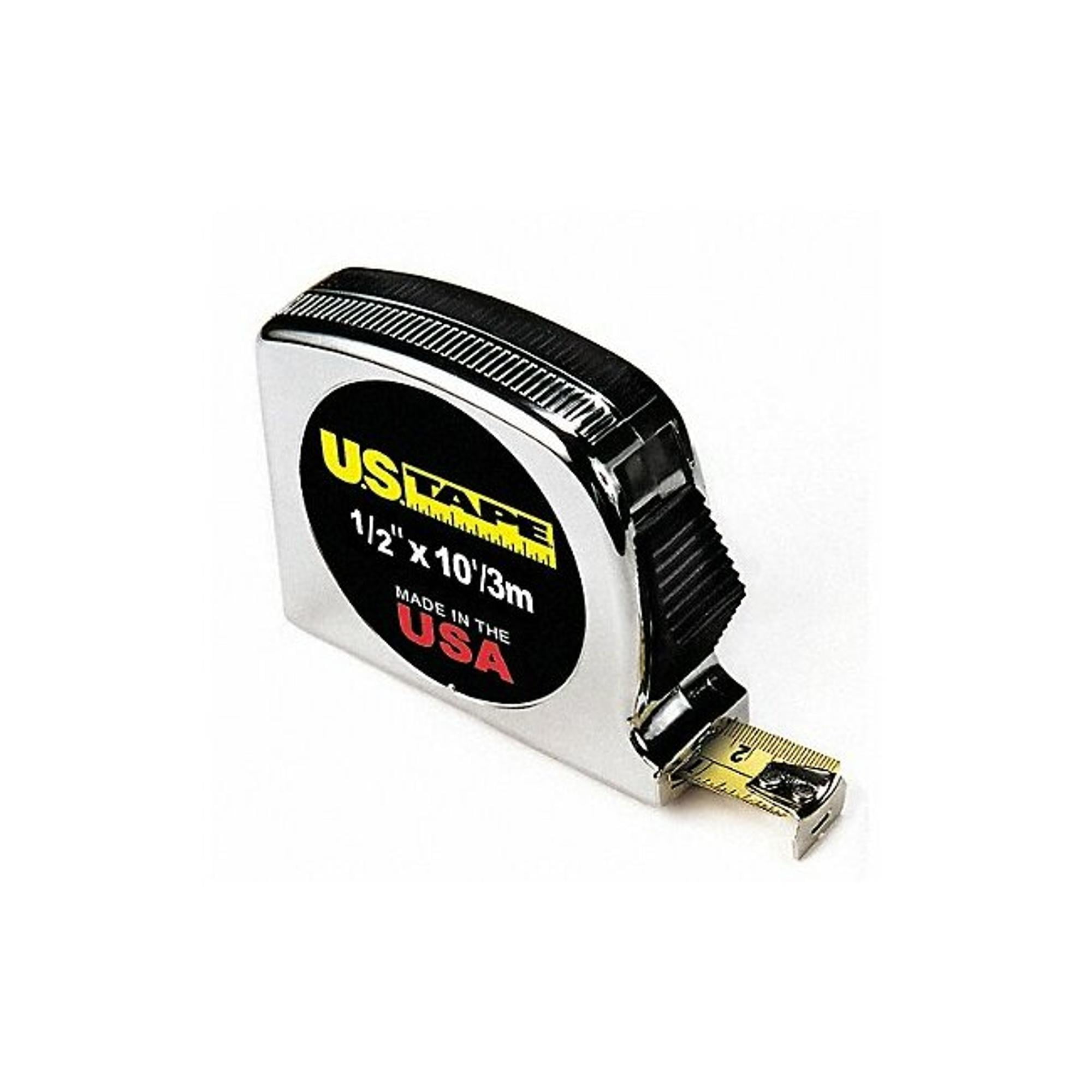 Us Tape Tape Measure,1/2Inx10 ft,Chrome,In/Ft/mm 56735 - Walmart.com