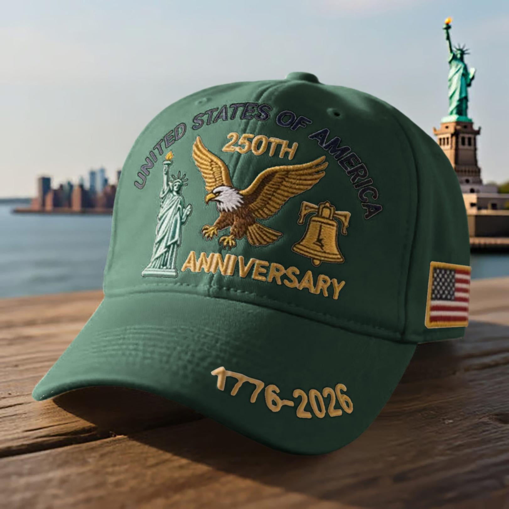 Usa 250th Anniversary Baseball Cap, United States Heritage Tribute Hat ...