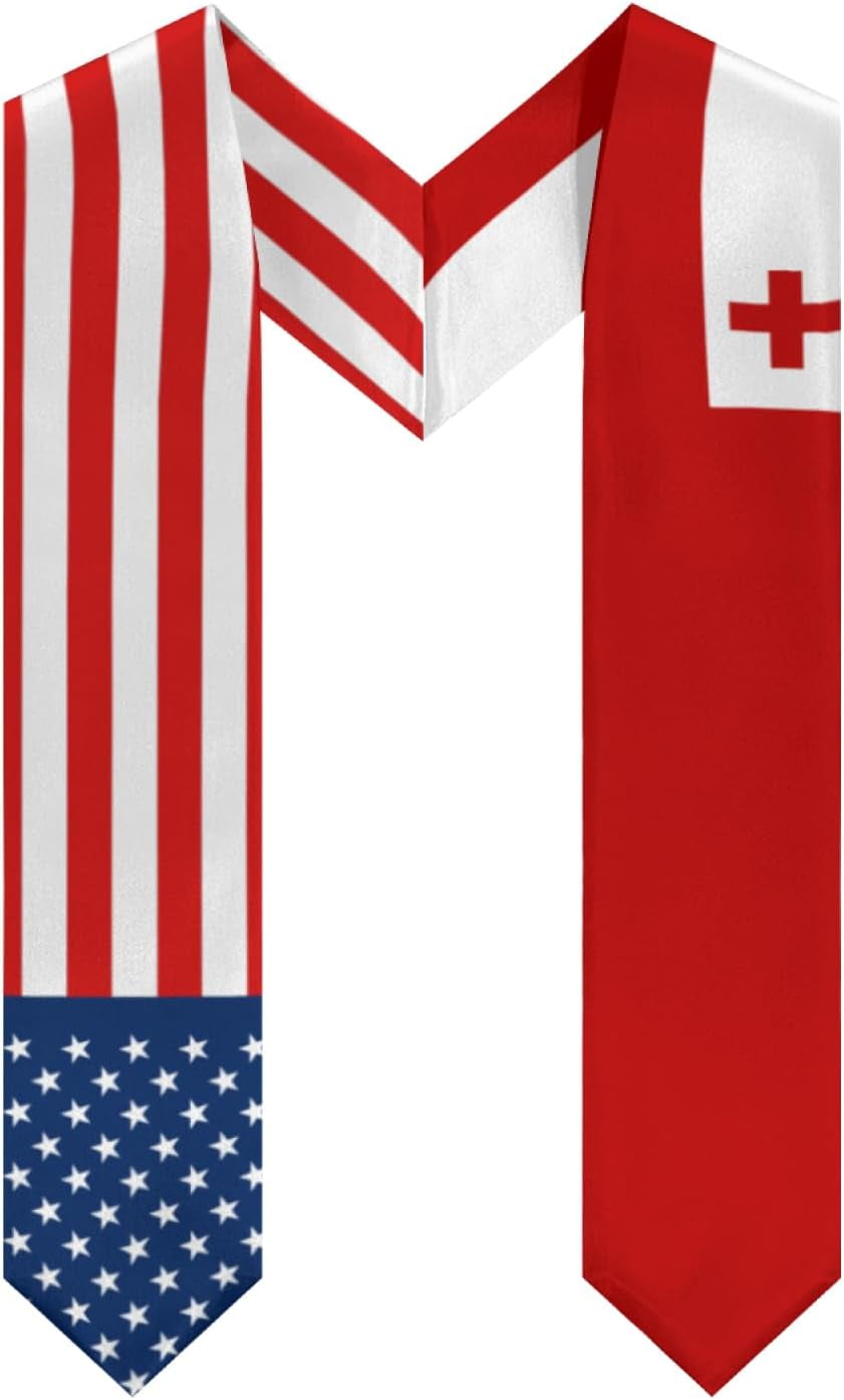 Usa American America And Tonga Tongan Graduation Sash Class Of 2024 ...