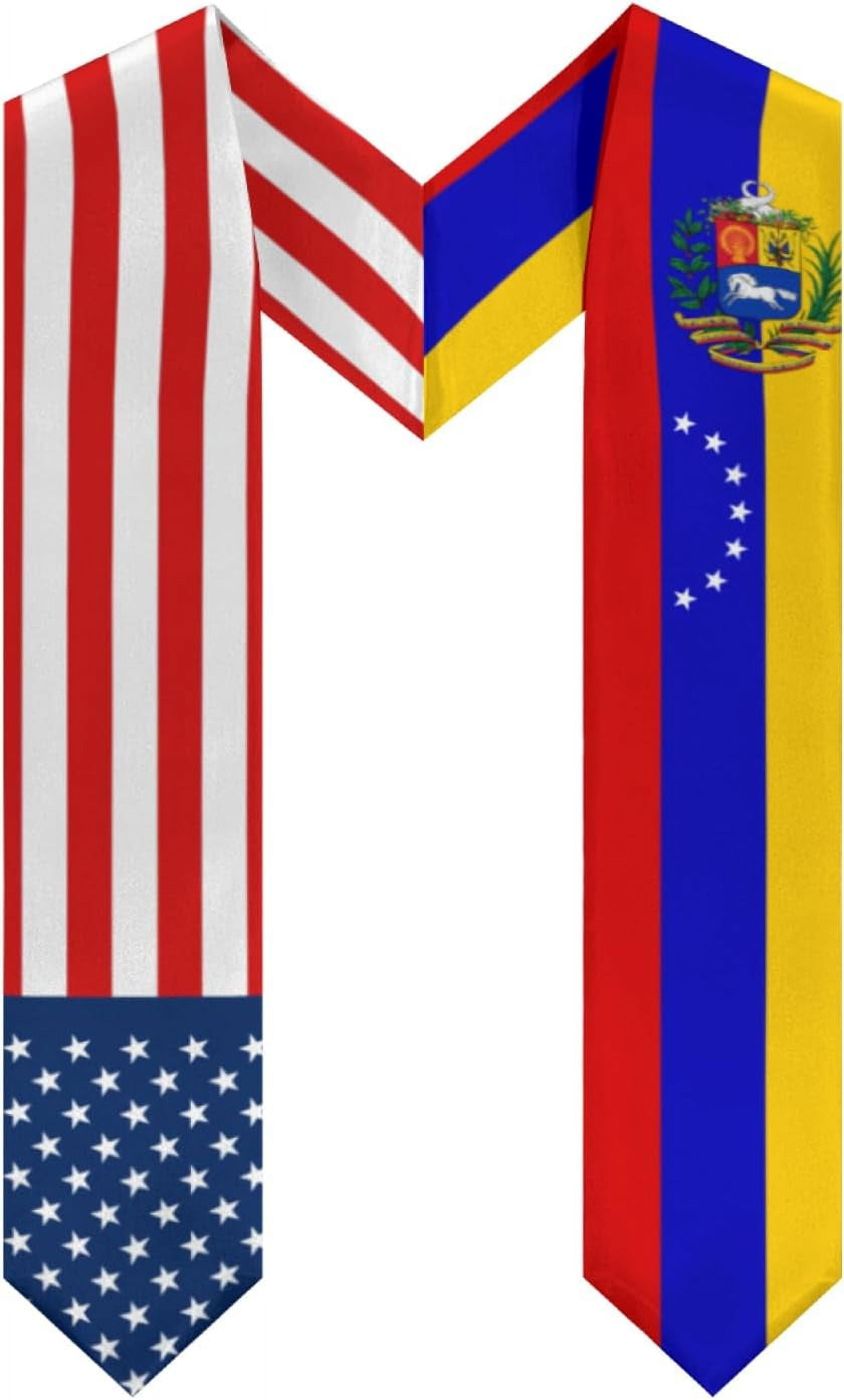 Usa American America And Venezuela Venezuelan Graduation Sash Class Of ...