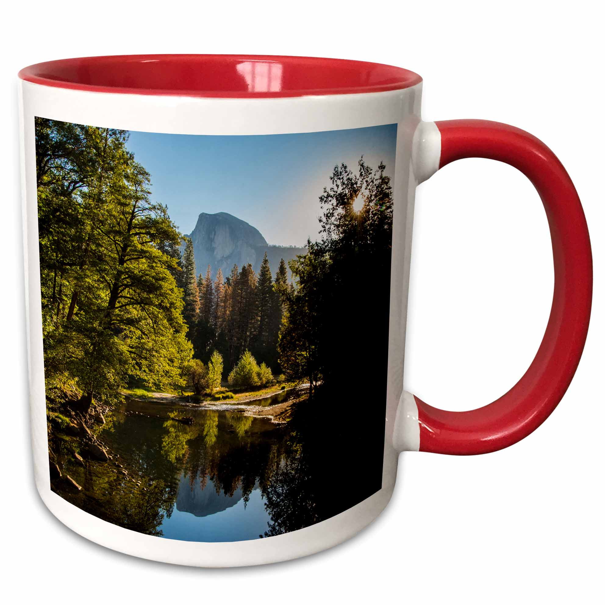 3drose, Usa California. Yosemite Np, View East to Half-dome Over Merced ...