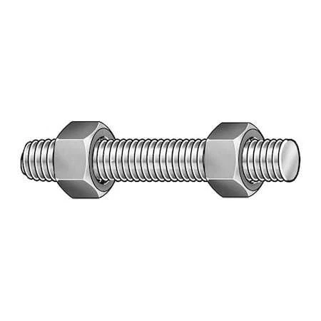 Usa Fastener B7-.5-2.75 Fully Threaded Stud, 1/2"-13, 2 3/4 In, Steel ...