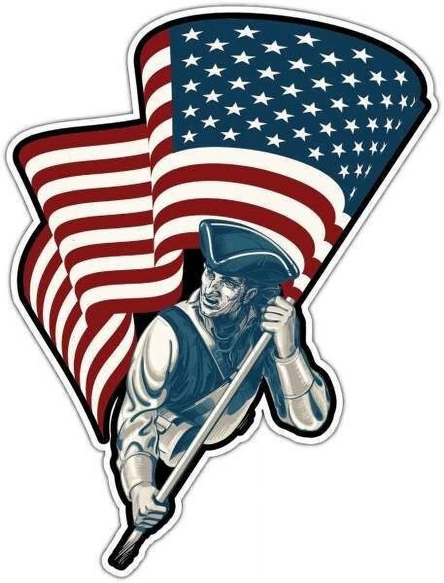 Usa Flag Patriot Independence Day Car Window Stickerphone Decal Water ...