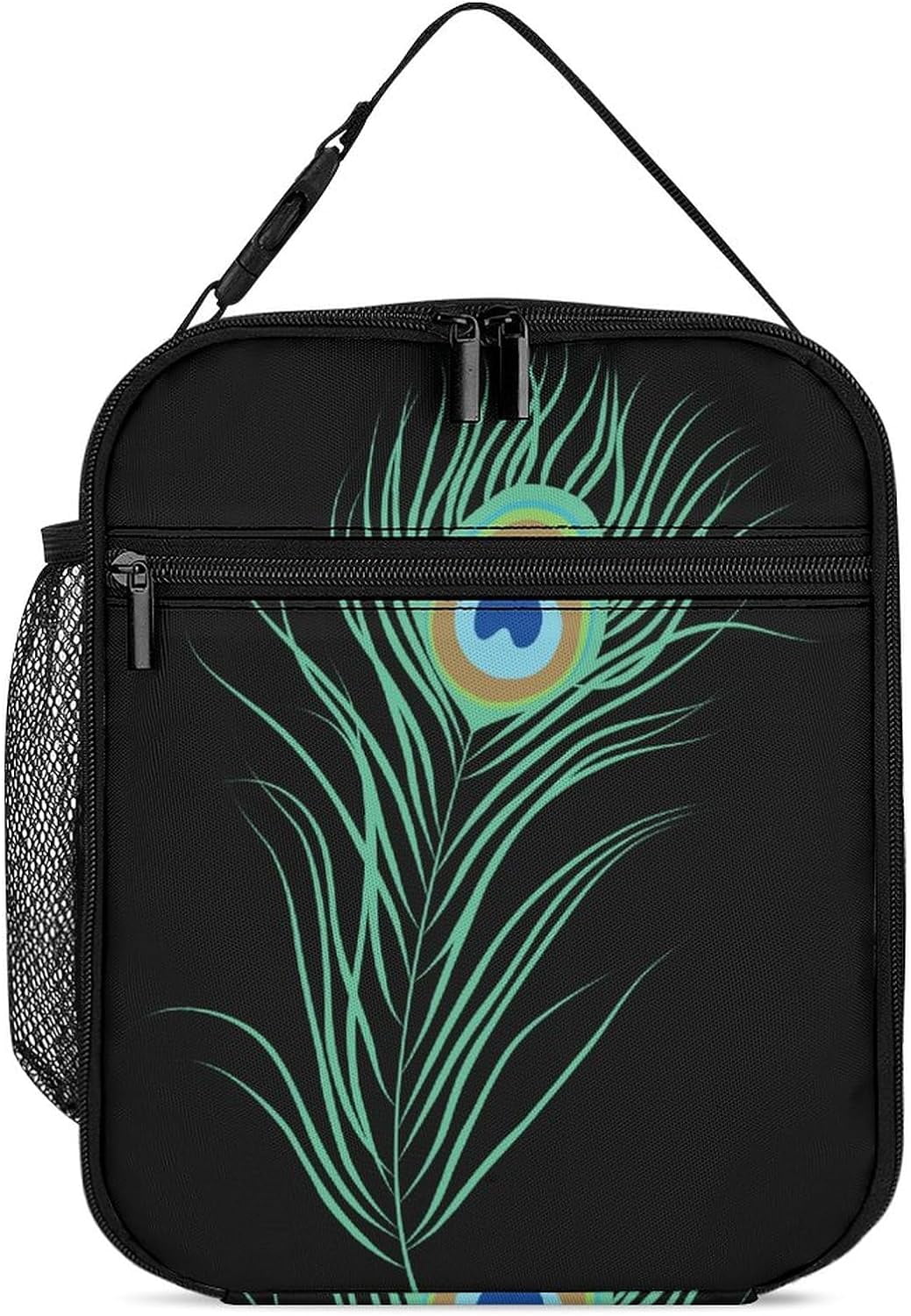 Usa Flag Texture American Flag Lunch Bag, Portable Capacity Lunch Box ...