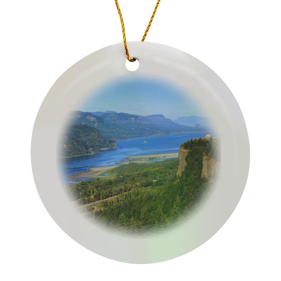 3drose, Usa, Oregon, Columbia Gorge, Chanticleer Point - Us38 Rbr0693 ...