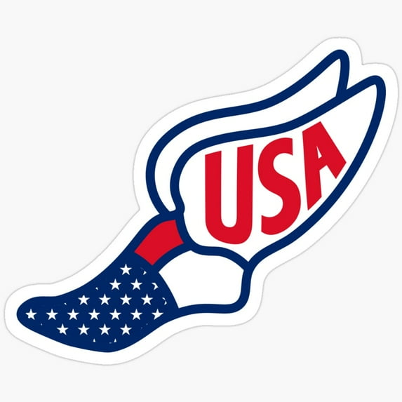 Usa Track And Field Sticker Phone Decal Water Bottle Stickers Car ...