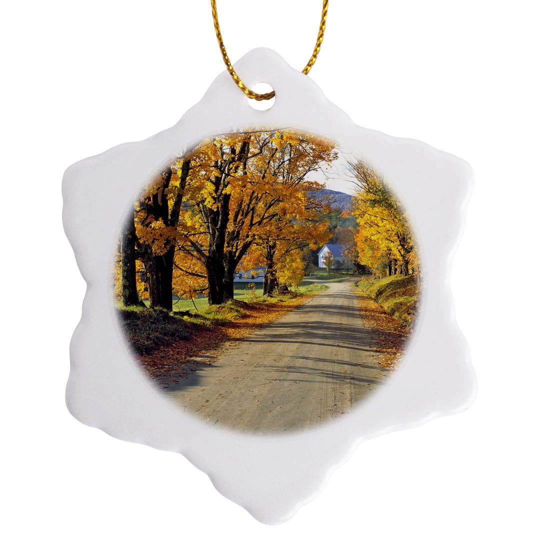 3drose, Usa, Vermont, Ryegate Corner. a Tree-lined Road - Us46 Rer0008 ...