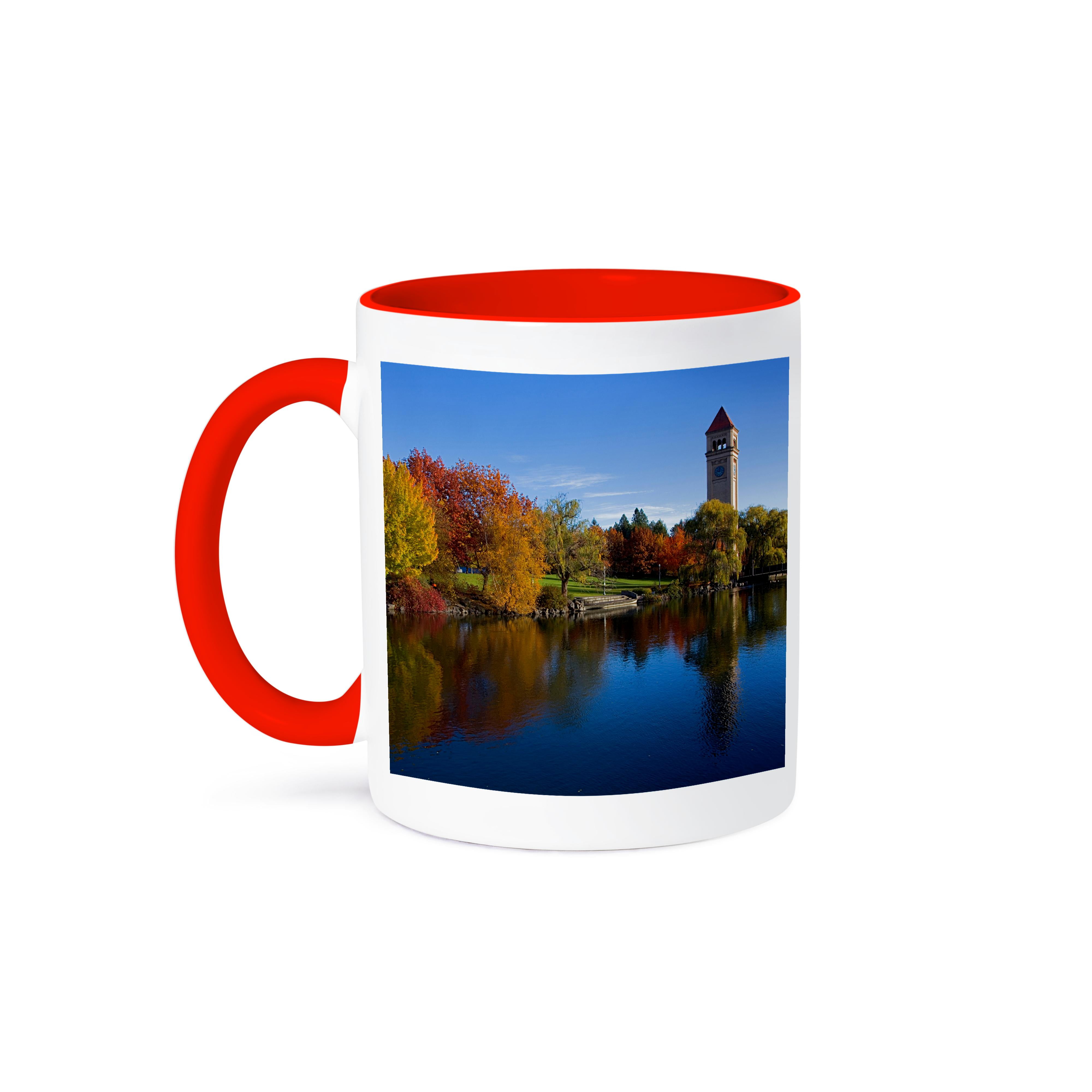 3dRose, USA, Washington, Spokane, Riverfront Park, Spokane River, Clock ...