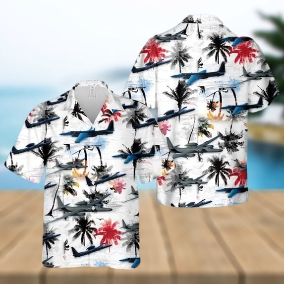 Usaf Lockheed Tr 1 Dragon Lady Hawaiian Shirt - Walmart.com