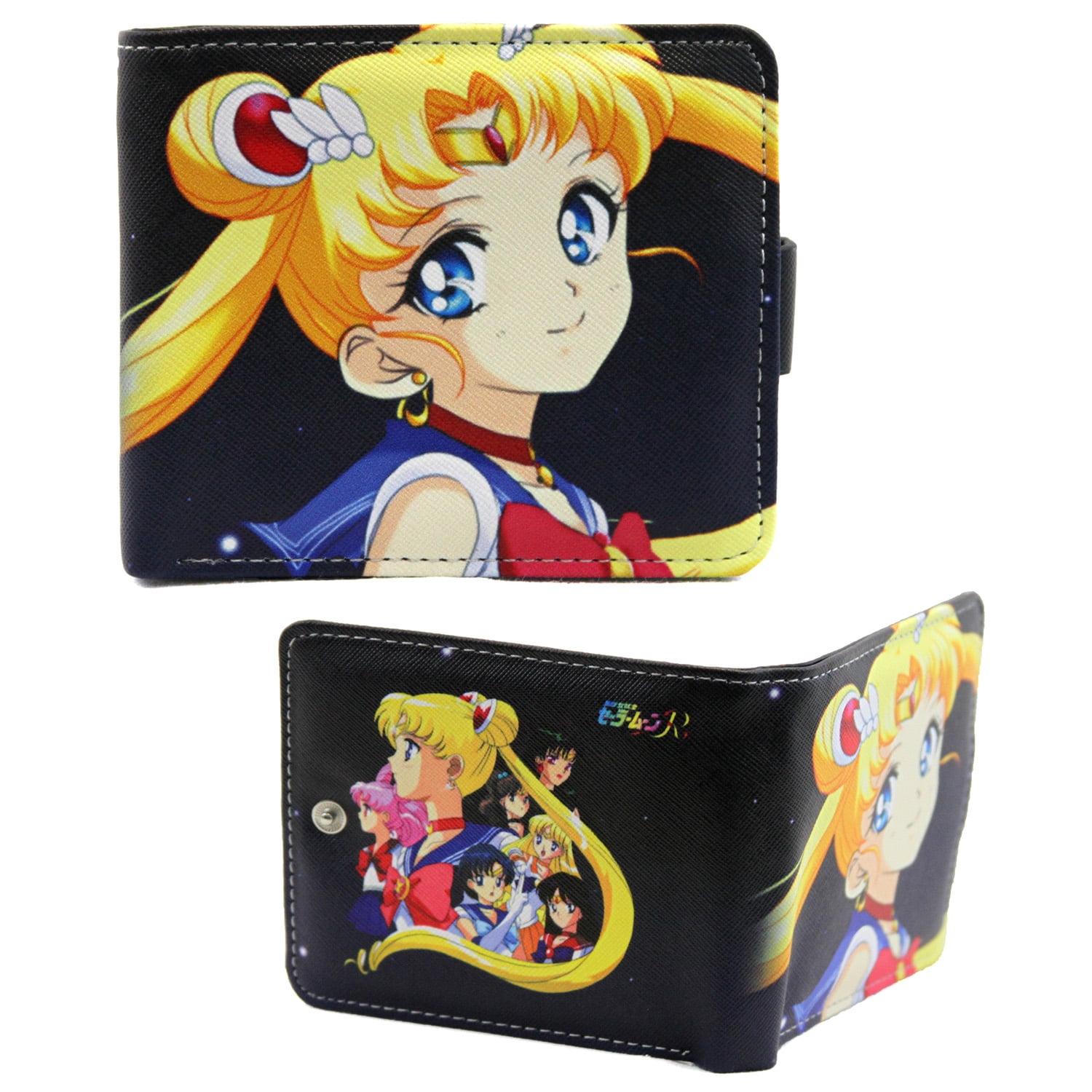 Usagi Tsukino - Sailor Moon 4x5" Bi-Fold w/ Button Wallet - Walmart.com