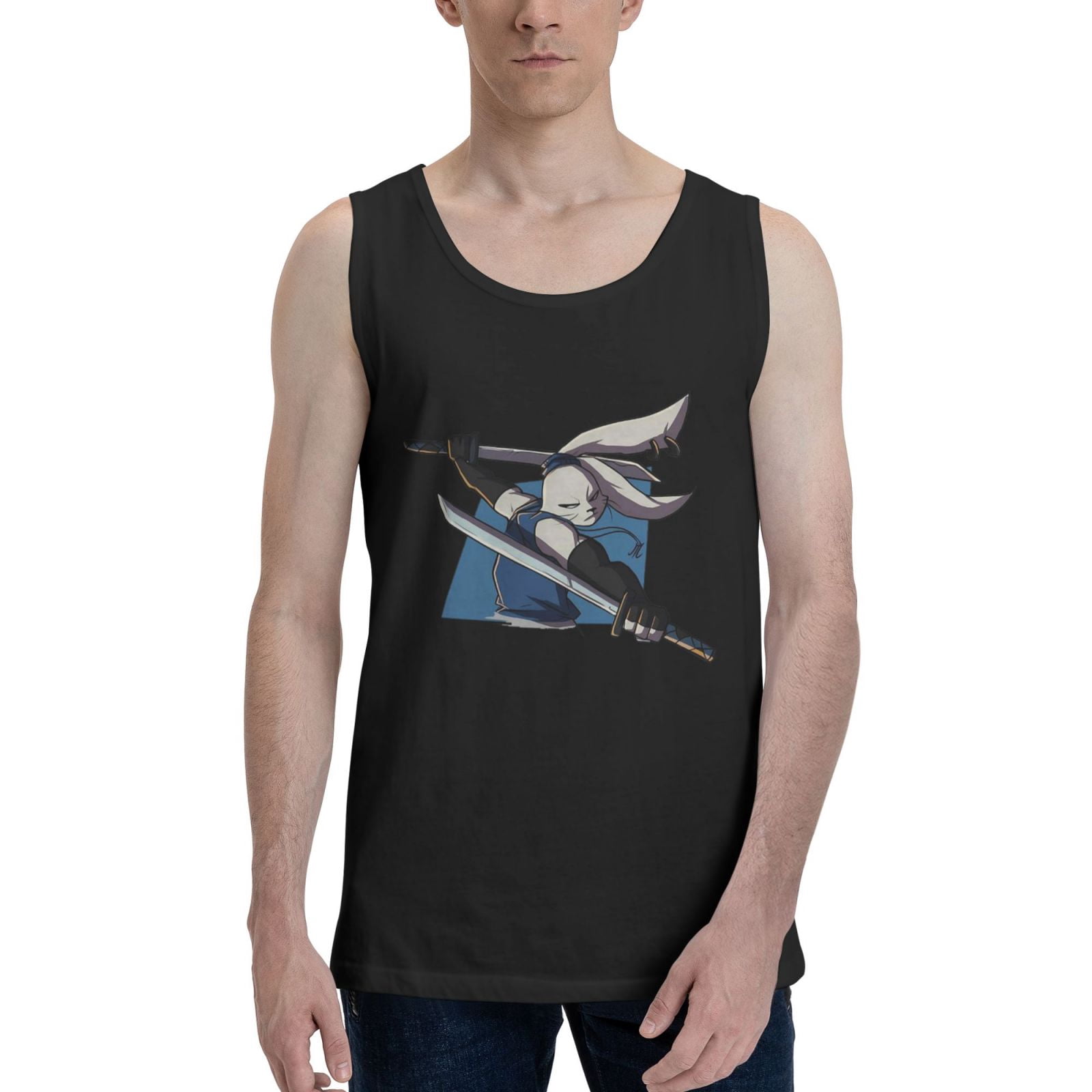 Usagi Yojimbo Workout Tank Tops Gym Muscle Tee Bodybuilding Fitness ...