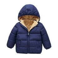 Gyratedream 2-6T Toddler Kids Little Boy Girl Winter Down Coat Fleece Lined Hooded Jacket ...