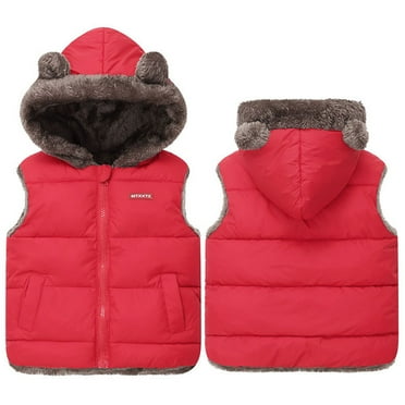 KYAIGUO Kids Toddler Puffer Down Vest for Girls Boys Winter Sleeveless Thicken Outwears Fall ...