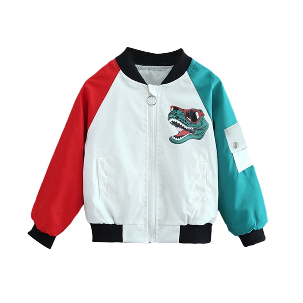 Usaibhir Kids Varsity Jacket Boys Baseball Jacket Sports Outerwear ...