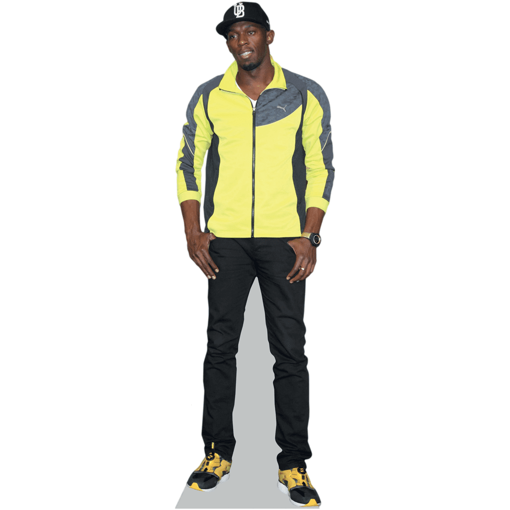 Usain Bolt (Hat) Lifesize Cardboard Cutout Standee - Walmart.com