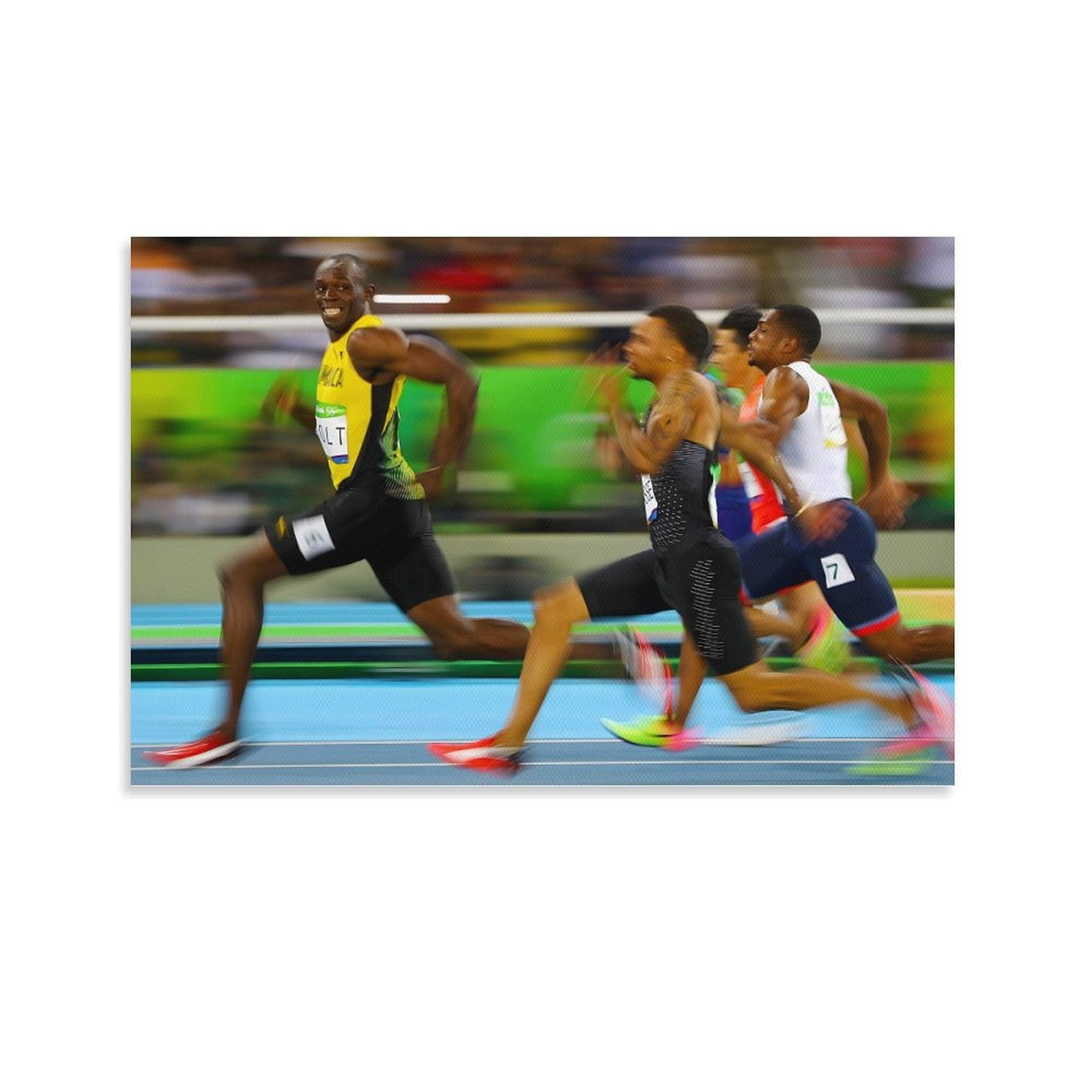 Usain Bolt Male Track And Field Athlete Poster (3) Picture Print Wall ...