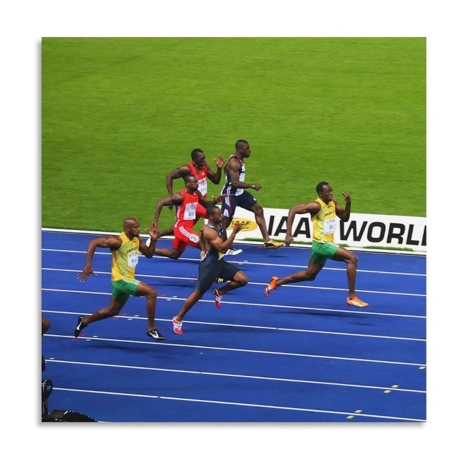Usain Bolt Male Track And Field Athlete Poster (52) Painting On Canvas ...