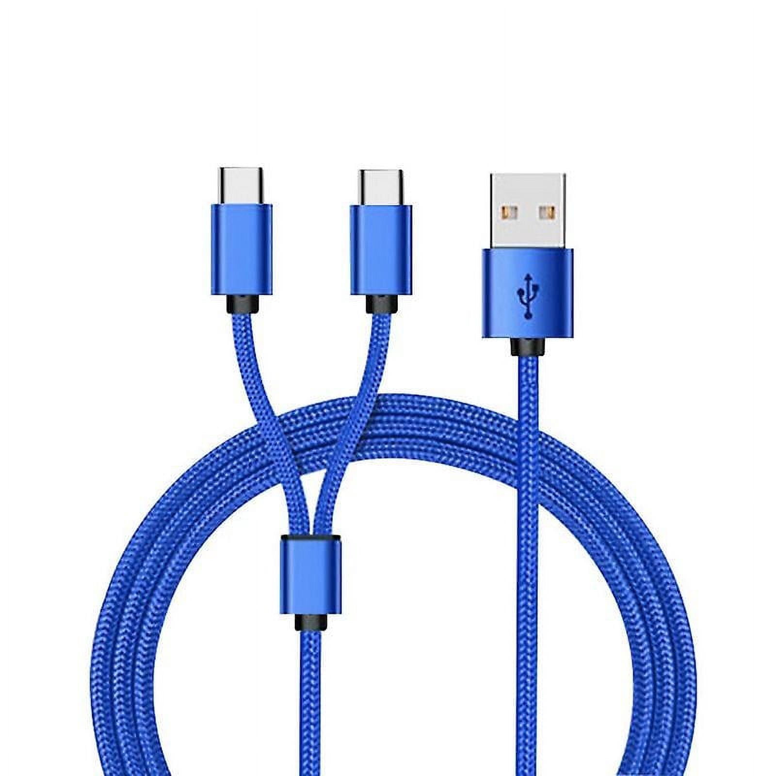 Usb 2.0 Type A Male To Dual Type C Usb C Male Splitter Y Charging Cable ...