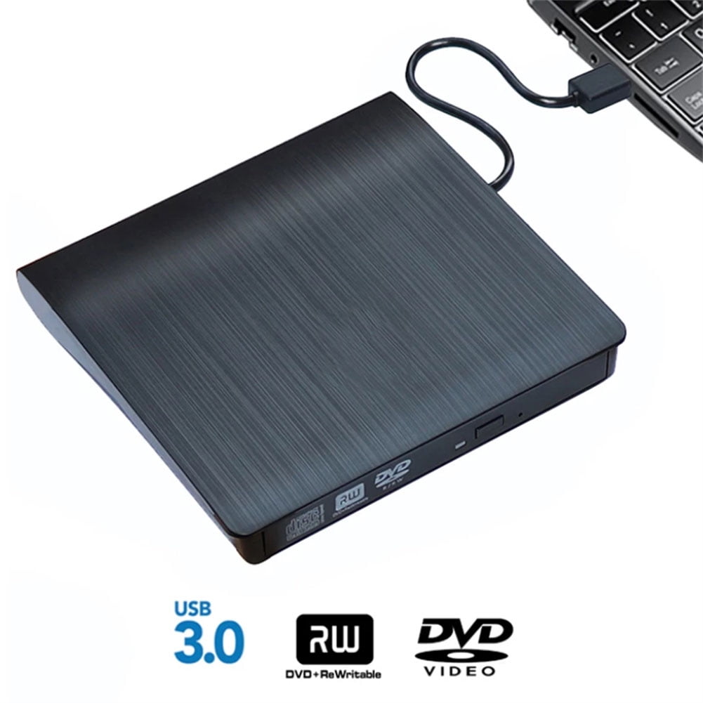 Usb 3.0 Slim External Dvd Cd Writer Drive Burner Reader Player External ...