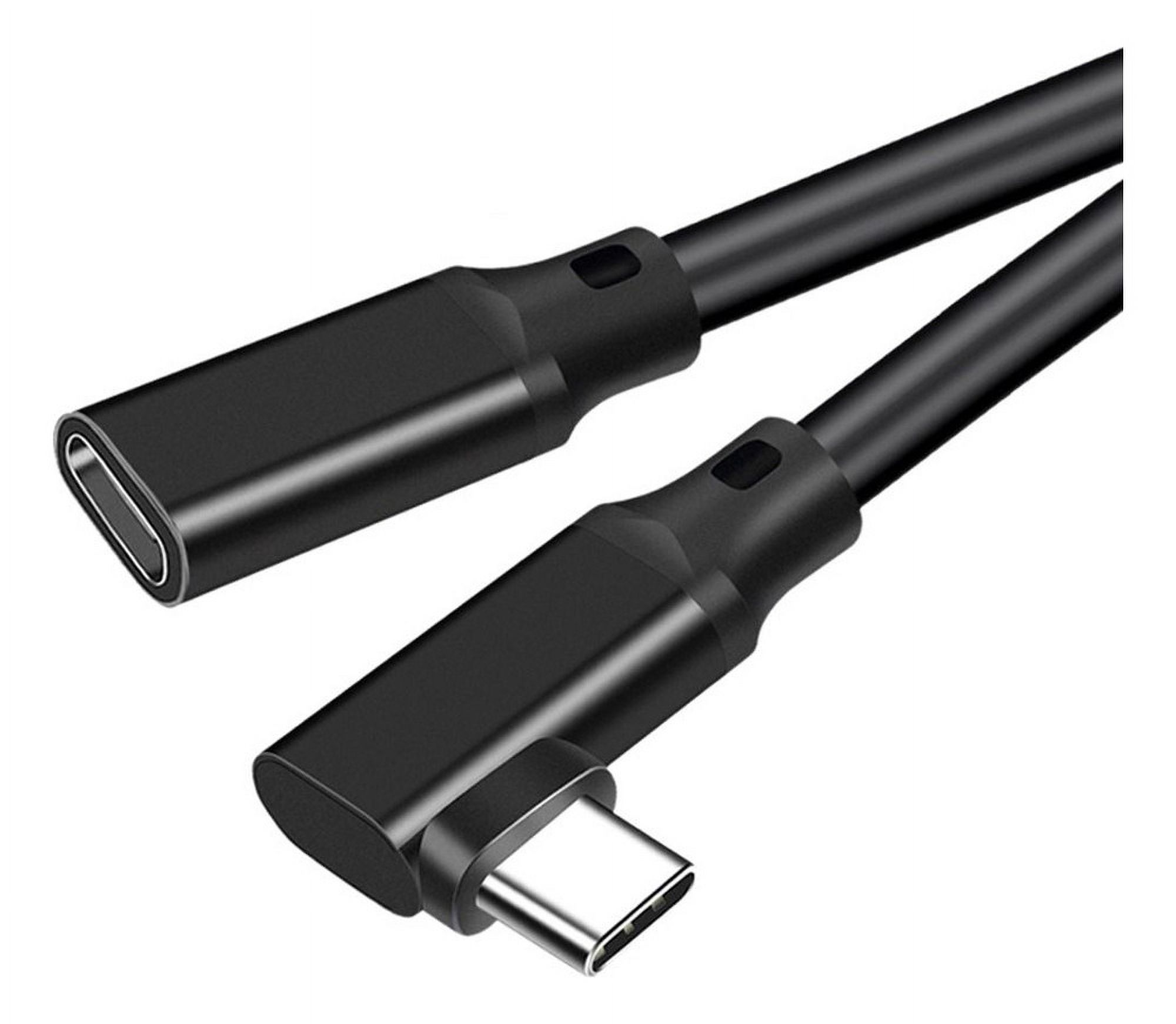 Usb 3.2 Gen 2 Pd 100w Type C 90 Degree Extension Cable - Walmart ...