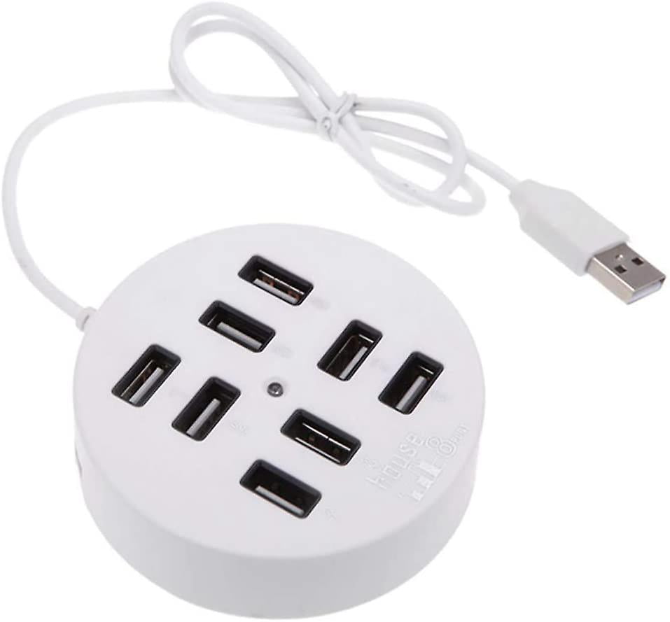 Usb 8 Ports Box Multi Data Transmission Usb 2.0 Hub Round Shape Multi ...
