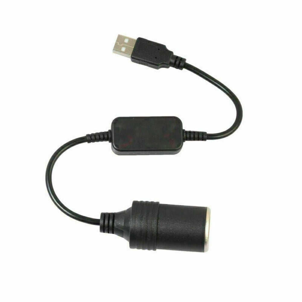 Usb A Male To 12V Car Cigare Lighter Socket Female Converter Adapter ...