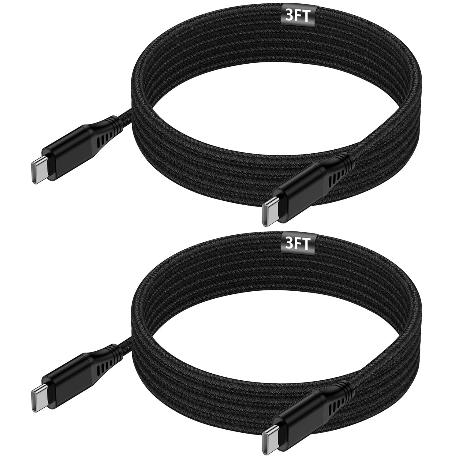 Usb C Cable,HopePow 2pack 3ft Usb C to Usb C Cable 3A Super Fast ...