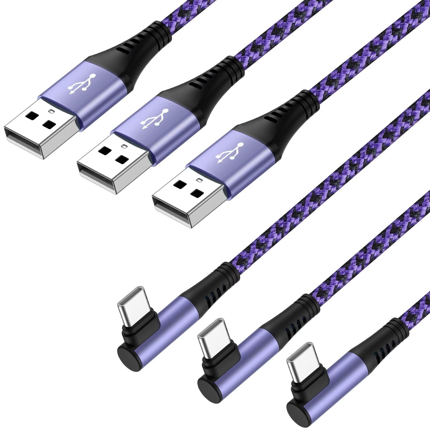 Usb C Charging Cable 6ft-3PACK Type C USB Fast Charging Cable,AILKIN ...
