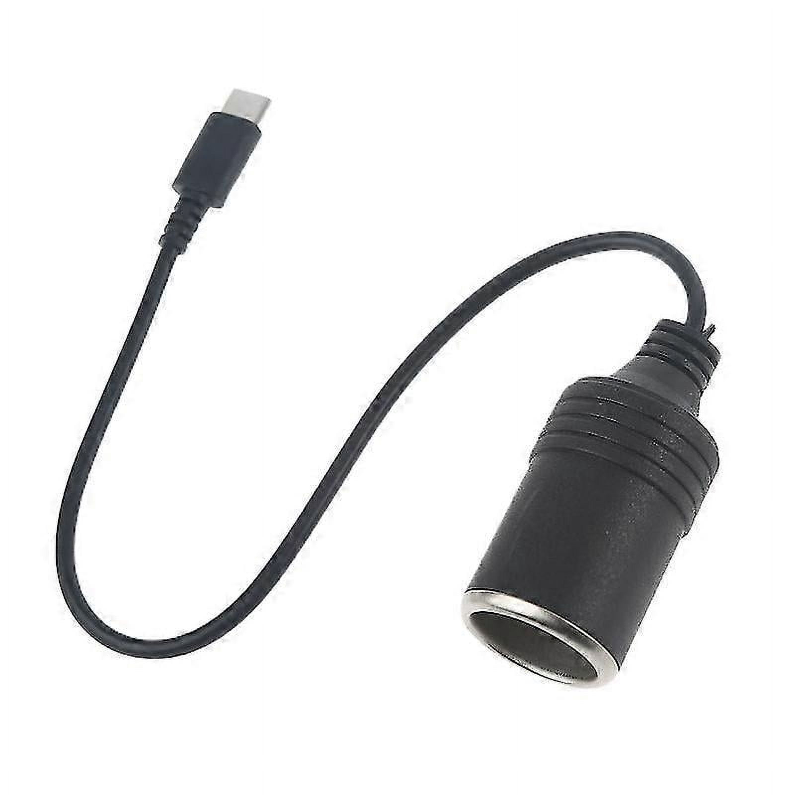 Usb C Pd Type C To 12v Car Cigarette-lighter Socket Female Power Supply Cable - Walmart.com