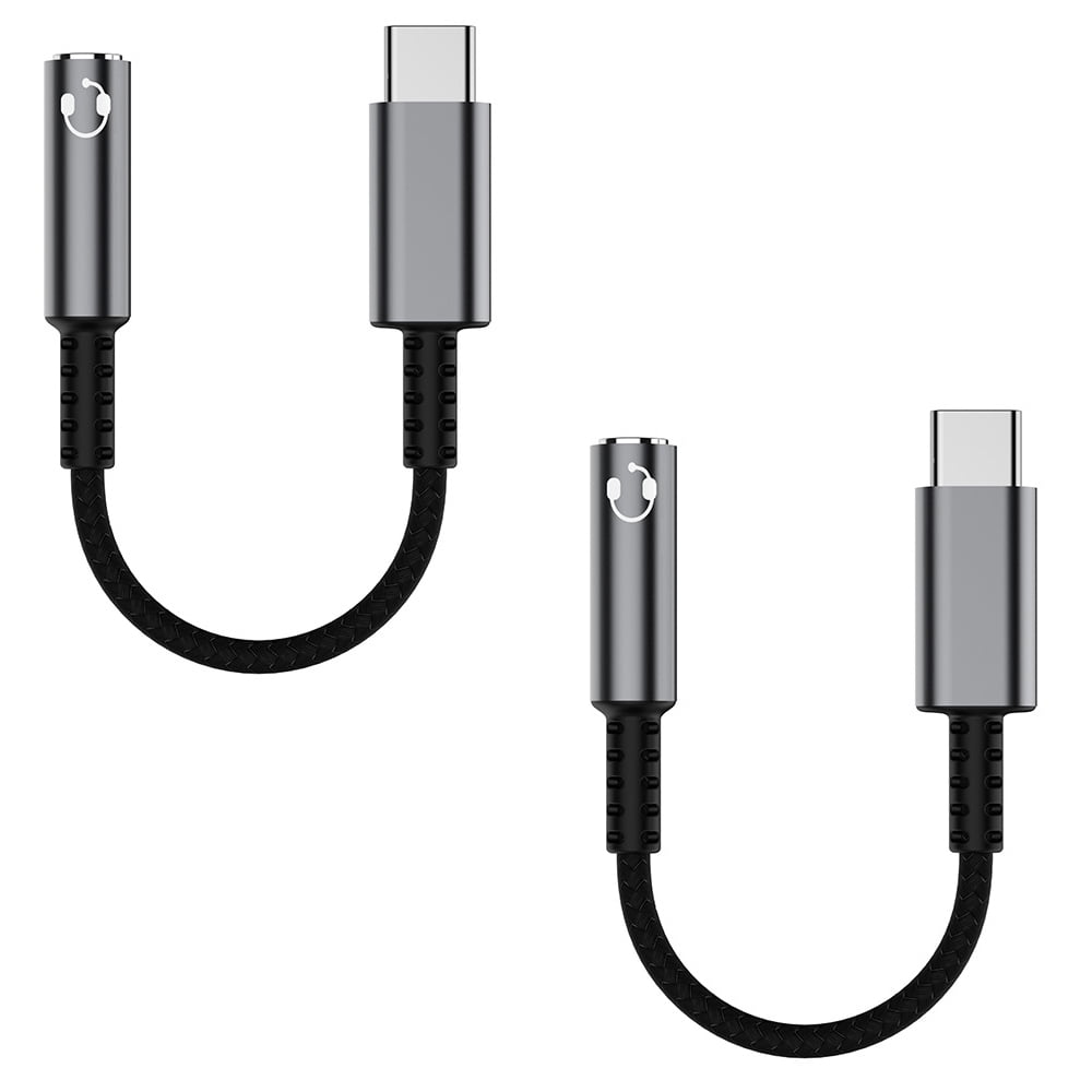 Usb C To 3.5Mm Female Headphone Jack Adapter(2 Packs),Usb Type C To Aux ...